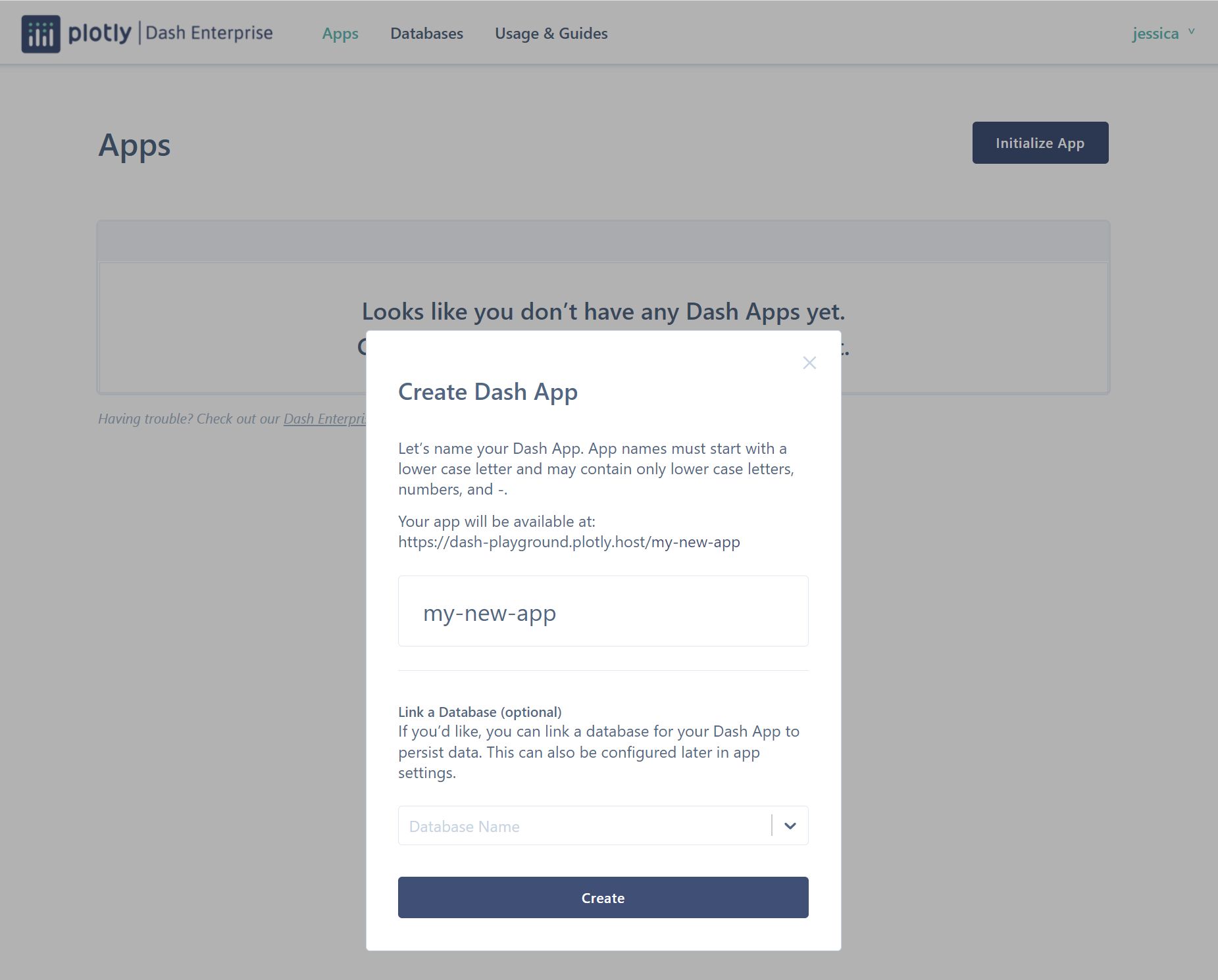 Part 2 Initialize Dash Apps On Dash Enterprise Dash For Python Documentation Plotly